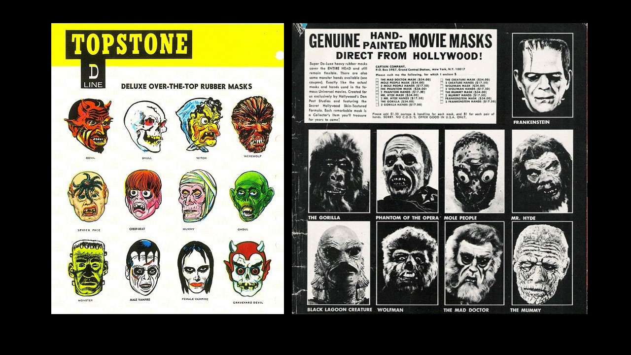 Rubber monster masks – Meghan's House of Books